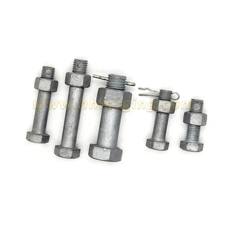 HDG Steel Bolts with Split Pin Hole on Shank from China manufacturer ...